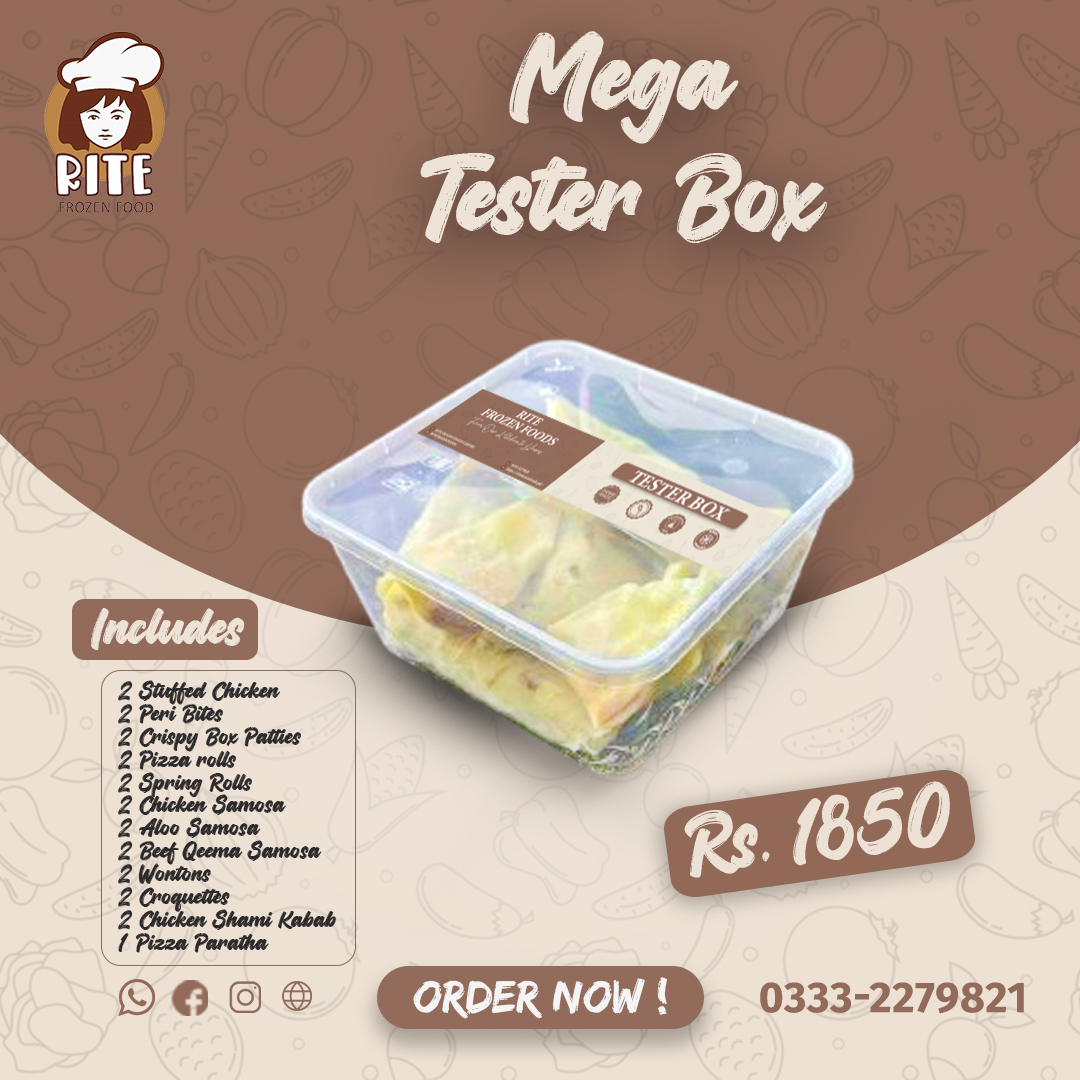Tester Boxes - Rite Frozen Foods