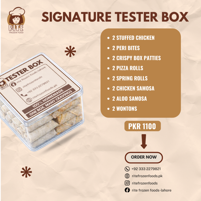 Signature Tester Box - Rite Frozen Foods